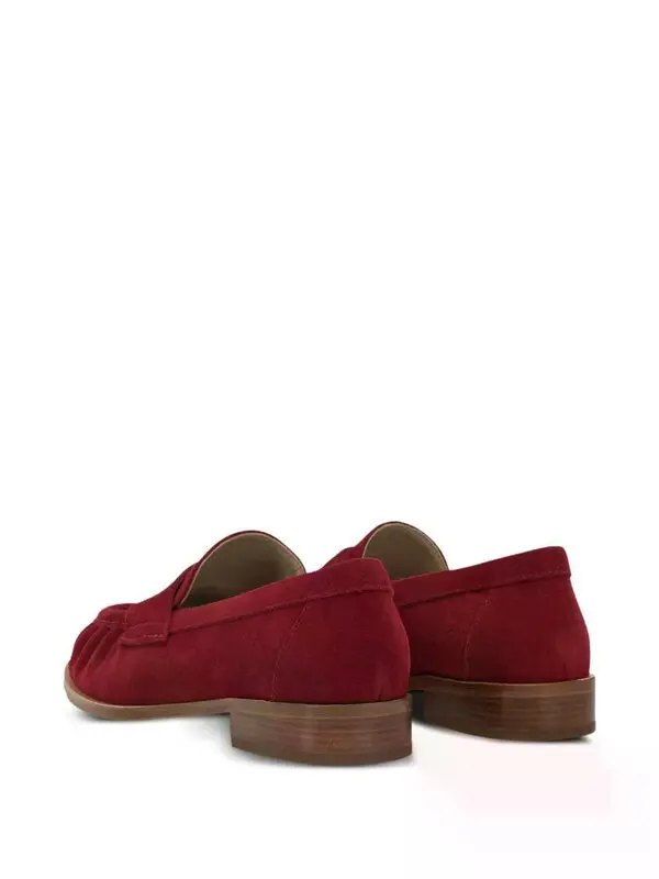 STRATEGIA SHOES Suede Penny Loafers