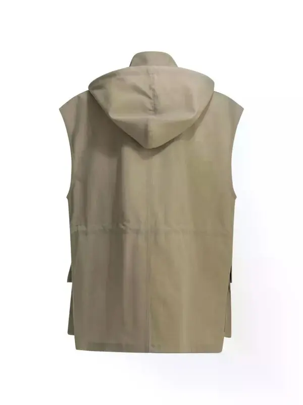 Auralee Hooded Drawstring Gilet