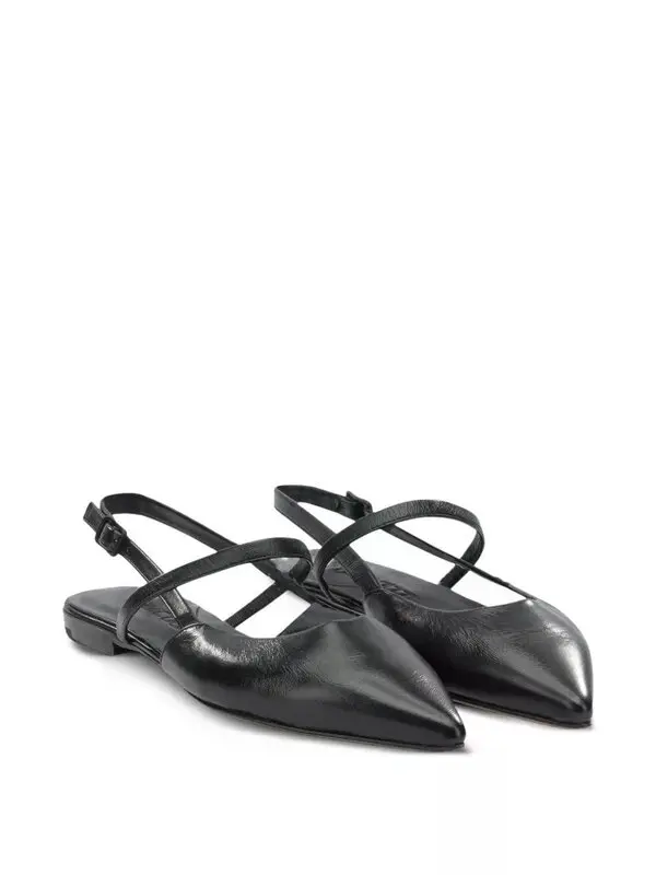 POMME D´OR Pointed-toe Slingback Flat Pumps
