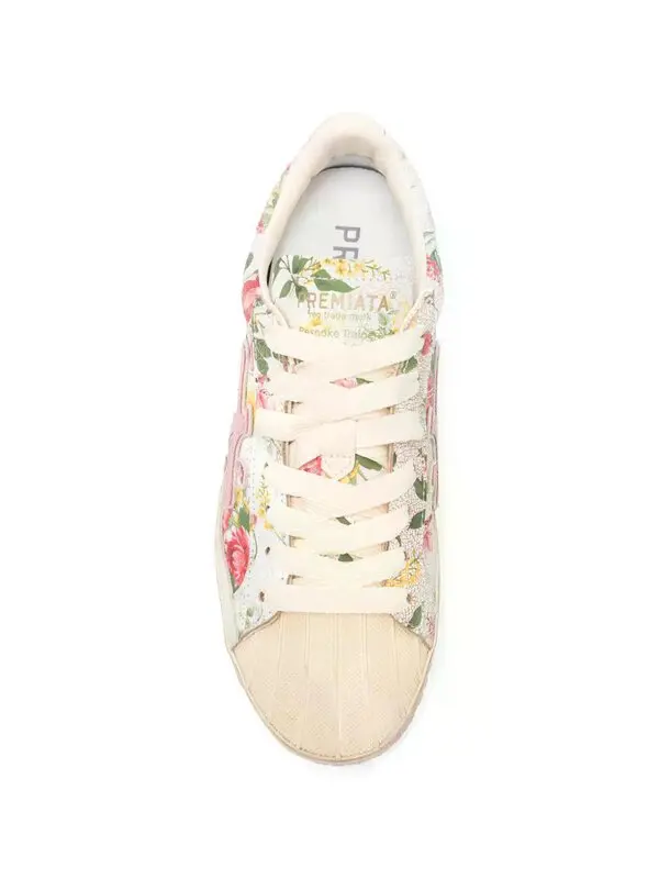 Premiata Steven Floral-print Sneakers