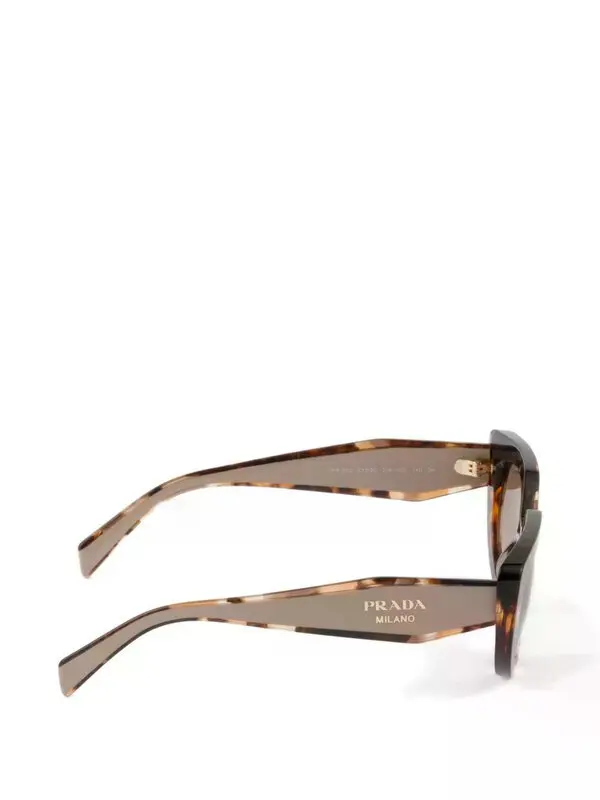 Prada Sunglasses With Logo - Brown