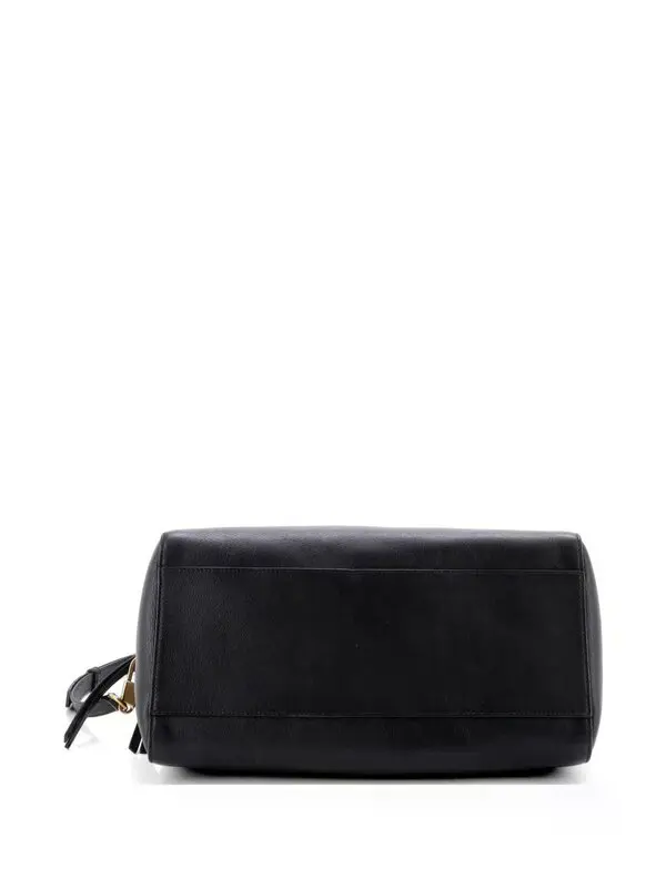 Gucci Diana Nm Bamboo Handle Boston Bag - Black