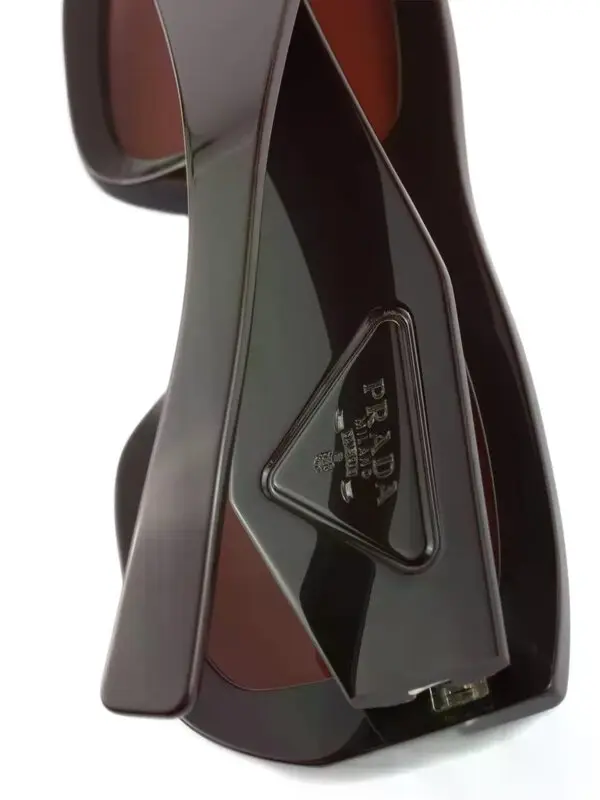 Prada Sunglasses With Logo - Brown