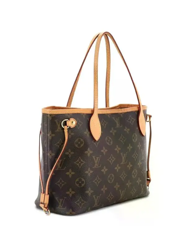 LOUIS VUITTON Neverfull Monogram Canvas Pm Tote Bag - Brown