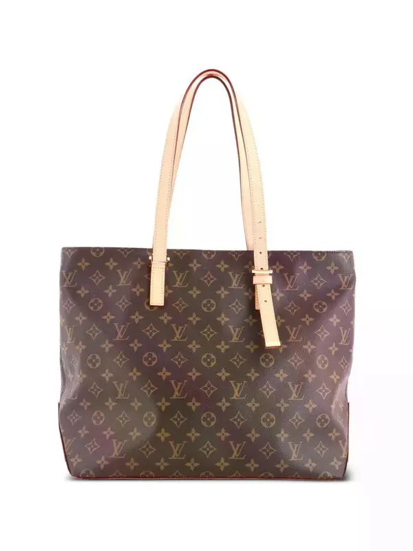 LOUIS VUITTON Cabas Mezzo Nm Monogram Canvas Tote Bag - Brown