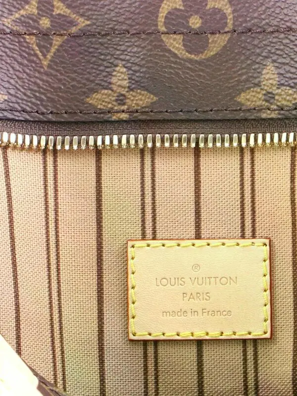 LOUIS VUITTON Cabas Mezzo Nm Monogram Canvas Tote Bag - Brown