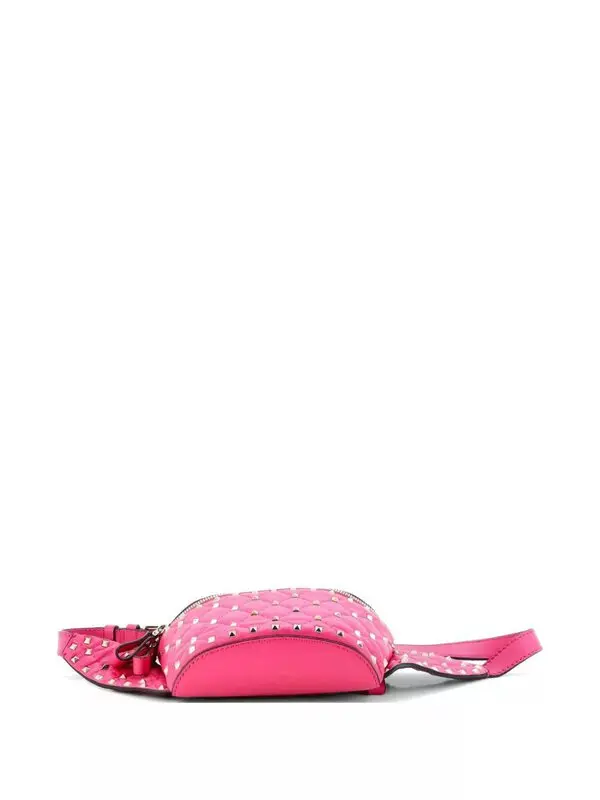 Valentino Garavani Rockstud Spike Quilted Leather Belt Bag