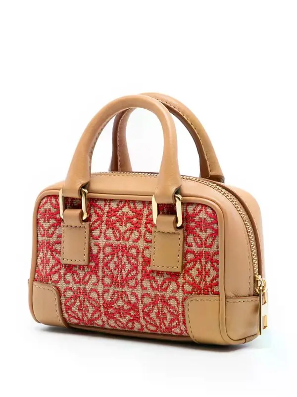 Loewe Nano Canvas Amazona Satchel - Brown