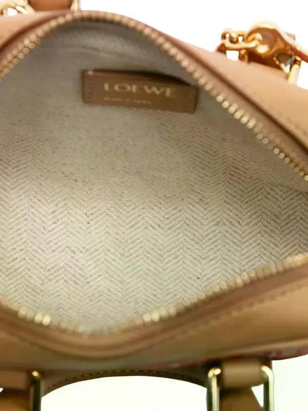 Loewe Nano Canvas Amazona Satchel - Brown