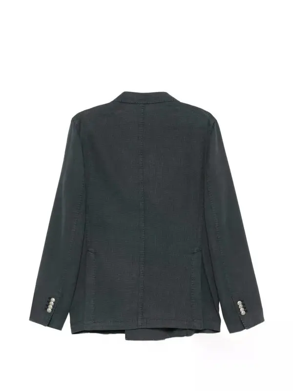 L.B.M. 1911 Double-breasted Peaked-lapels Blazer - Grey