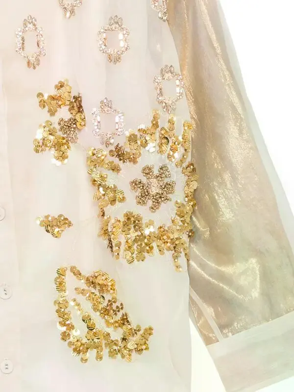 Biyan Sequin-embellished Shirt
