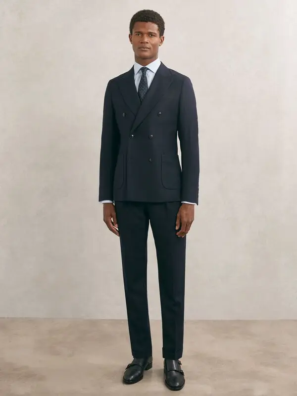 REISS Remote Slim Fit Regular-fit Cotton-satin Stripe Shirt