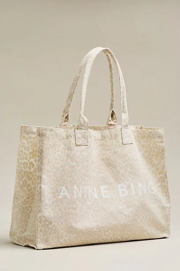 ANINE BING Leo Canvas Tote Bag - Multi