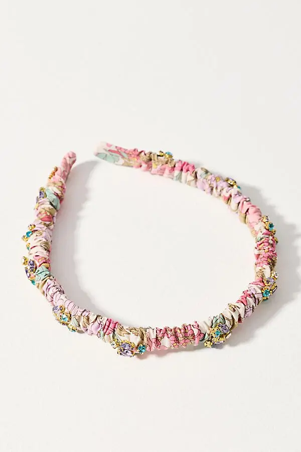 Lele Sadoughi Jessie Liberty Jeweled Headband - Blooming Clarabell