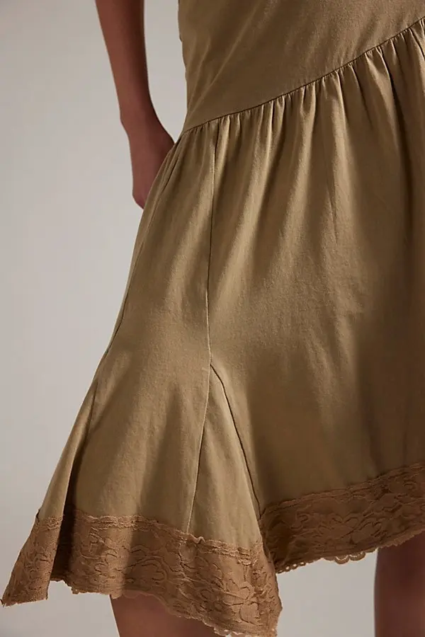 Free People Willow Knit Midi Skirt - Olive