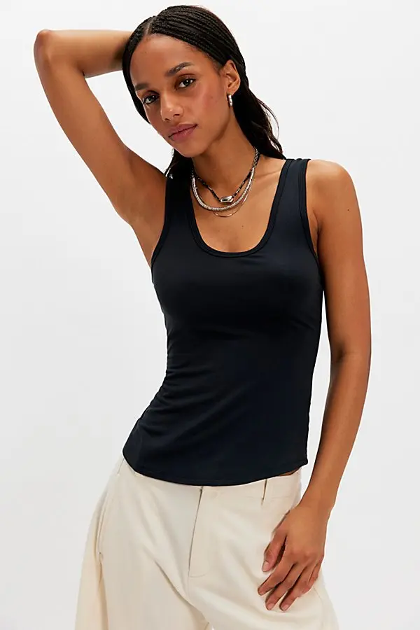 Free People We The Free Yumi Tank - Black