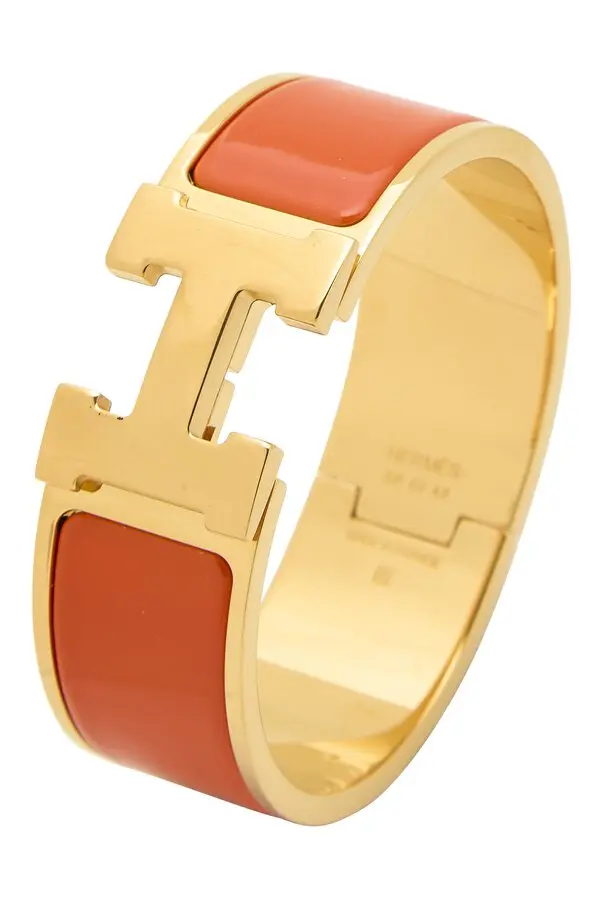 Hermès Clic Clac H Pm Bracelet - Orange
