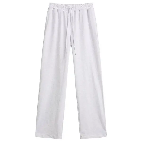 DUNST Cotton-blend Joggers - Light Melange Grey