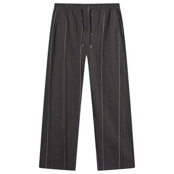 A KIND OF GUISE Samurai Trousers - Black Chalk Stripe