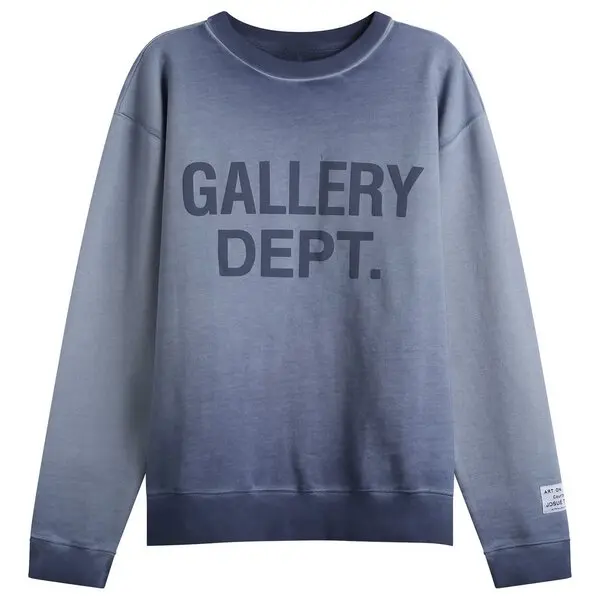 GALLERY DEPT. Washed Logo Crewneck - Navy