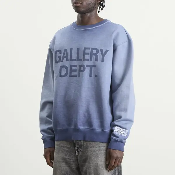GALLERY DEPT. Washed Logo Crewneck - Navy