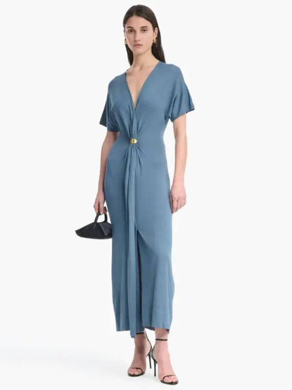 Altuzarra Ash Rene Midi Dress - Blue