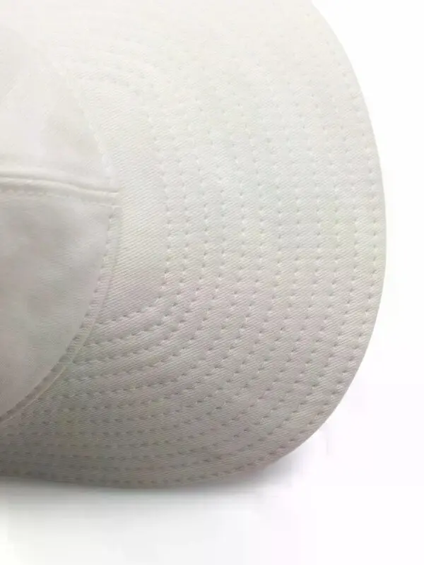 Prada Cotton Baseball Cap With Enameled Triangle Logo