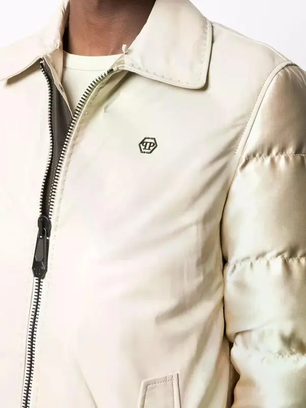 Philipp Plein Metallic Padded Jacket