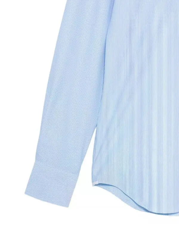 XACUS Striped Long-sleeve Shirt - Blue