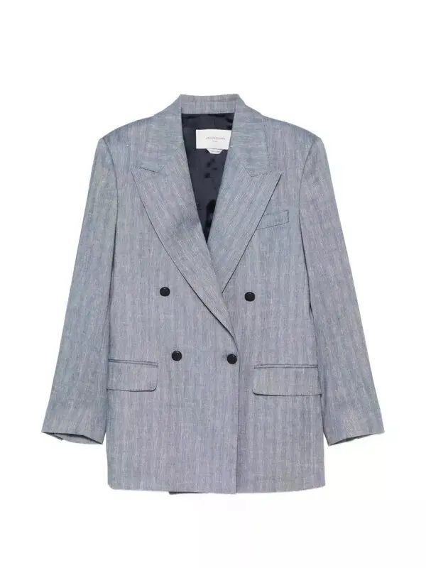 Jacob Cohen Double-breasted Herringbone Blazer