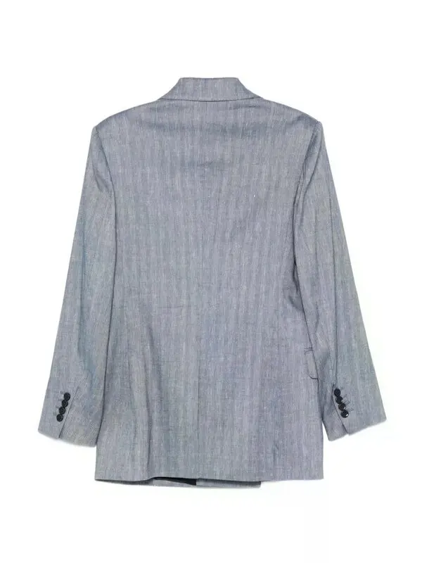 Jacob Cohen Double-breasted Herringbone Blazer