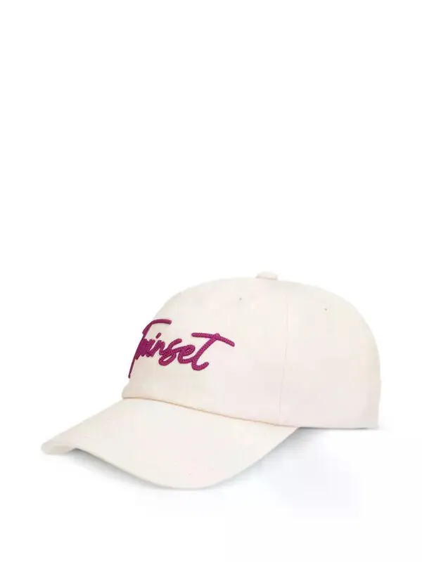 TWINSET Logo-embroidered Baseball Cap - Neutrals