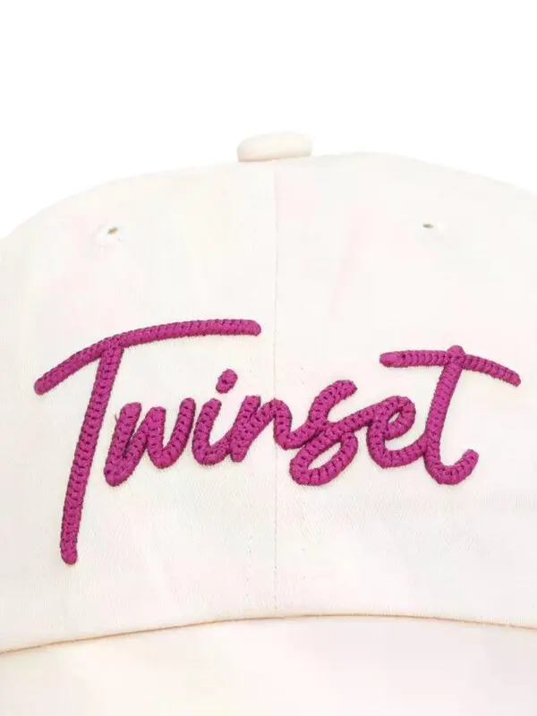 TWINSET Logo-embroidered Baseball Cap - Neutrals