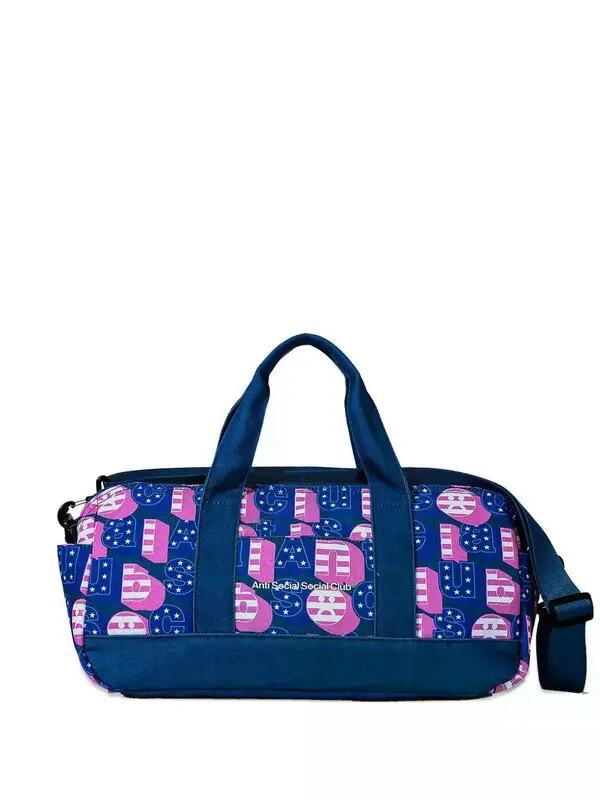 ANTI SOCIAL SOCIAL CLUB Logo-print Duffle Bag - Blue