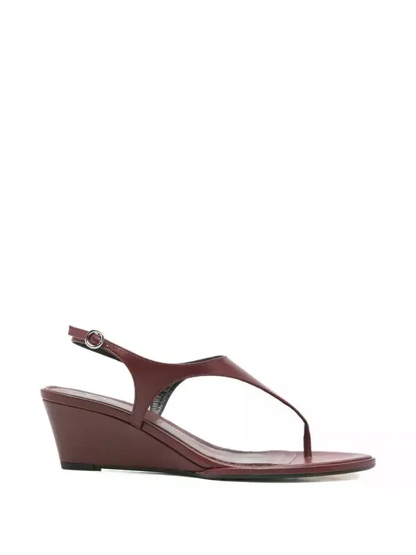 AeydĒ Roose Leather Sandals - Red
