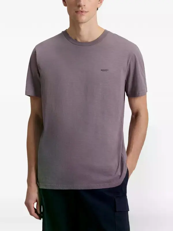 Woolrich Rib-knit Logo T-shirt