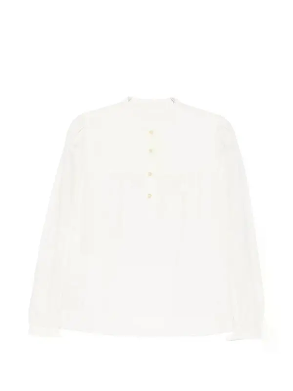 A.p.c. Gathered-yoke Blouse - White