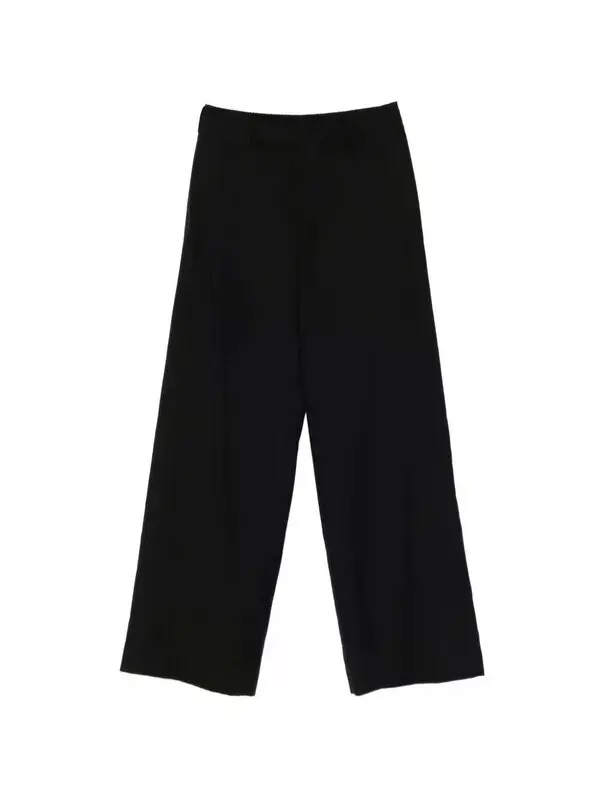 PT TORINO Lorenza Wide-leg Trousers - Black