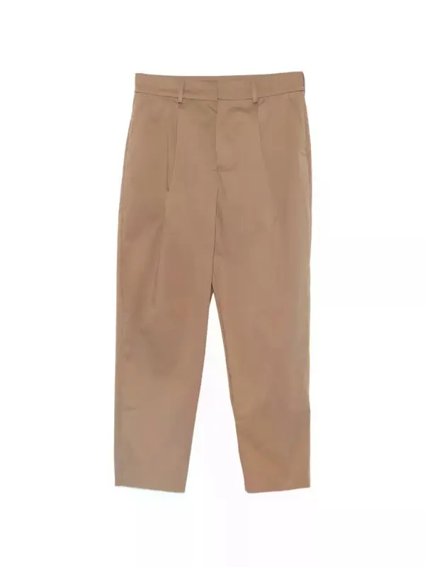 PT TORINO Pleated Trousers - Brown
