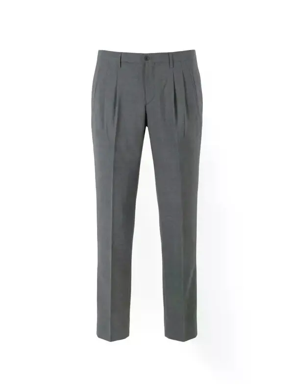 BRIGLIA 1949 Plattis Pleated Trousers - Grey