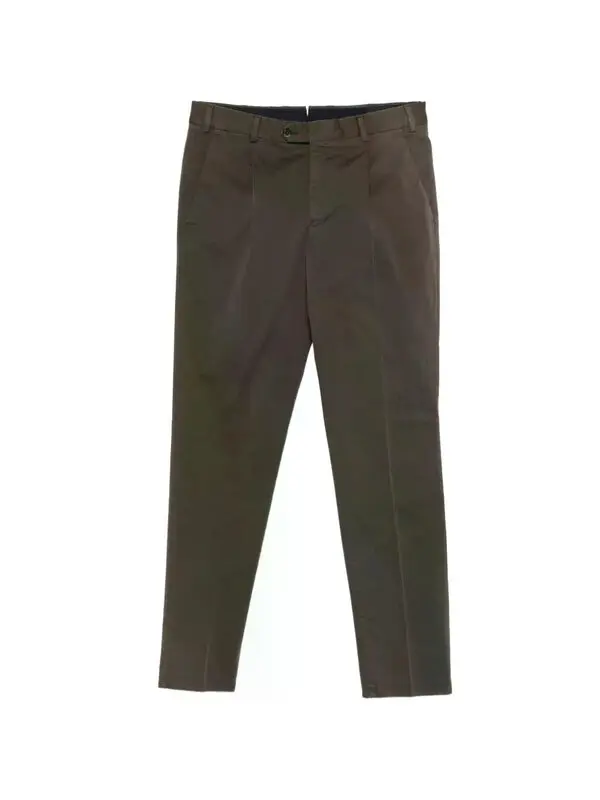 PT TORINO Tapered-leg Trousers - Brown