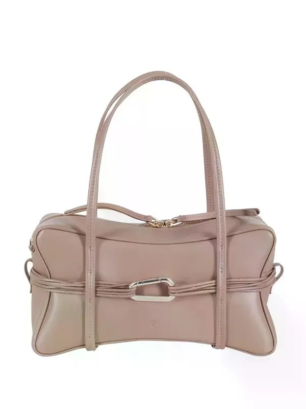 BIASIA Edwige 4ever Carabiner-detail Leather Tote Bag - Neutrals