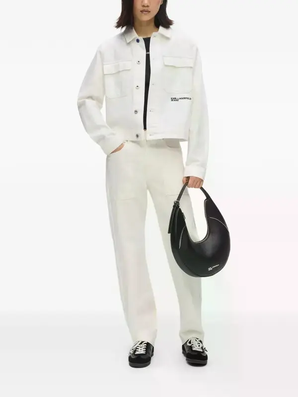 Karl Lagerfeld Straight-leg Jeans - Neutrals