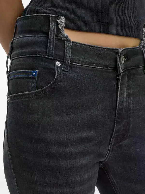 Karl Lagerfeld Whiskered Skinny Jeans