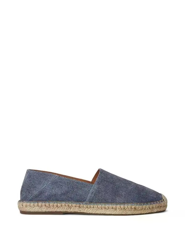 Polo Ralph Lauren Braided-midsole Espadrilles - Blue