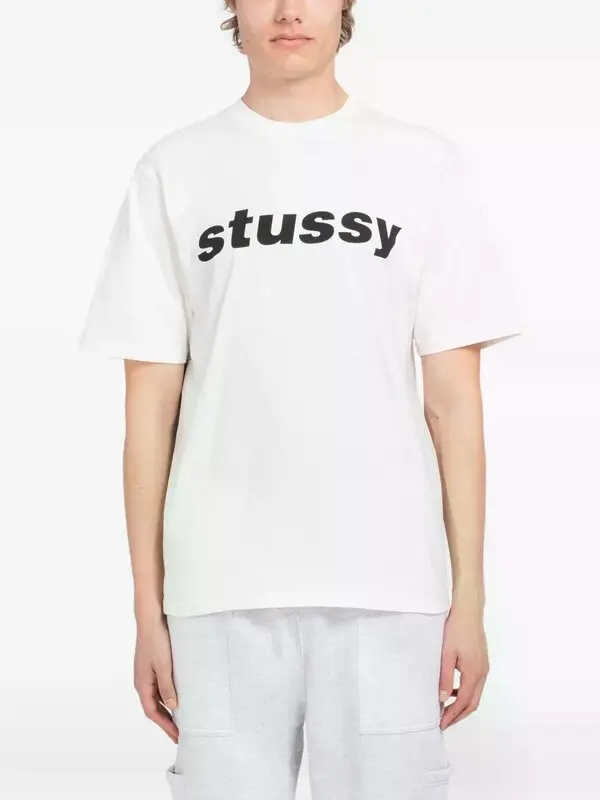 StÜssy Shark Pigment-dyed T-shirt - White
