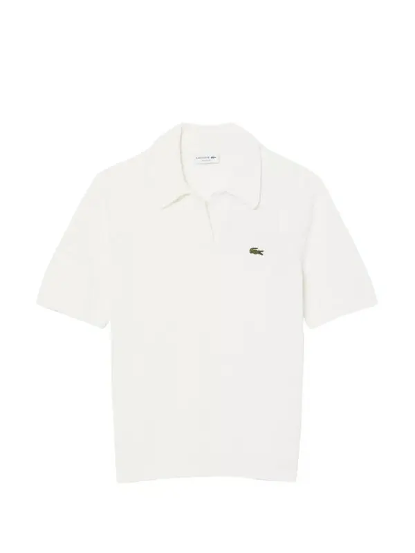 Lacoste Logo-detailterry-cloth Sweater - White