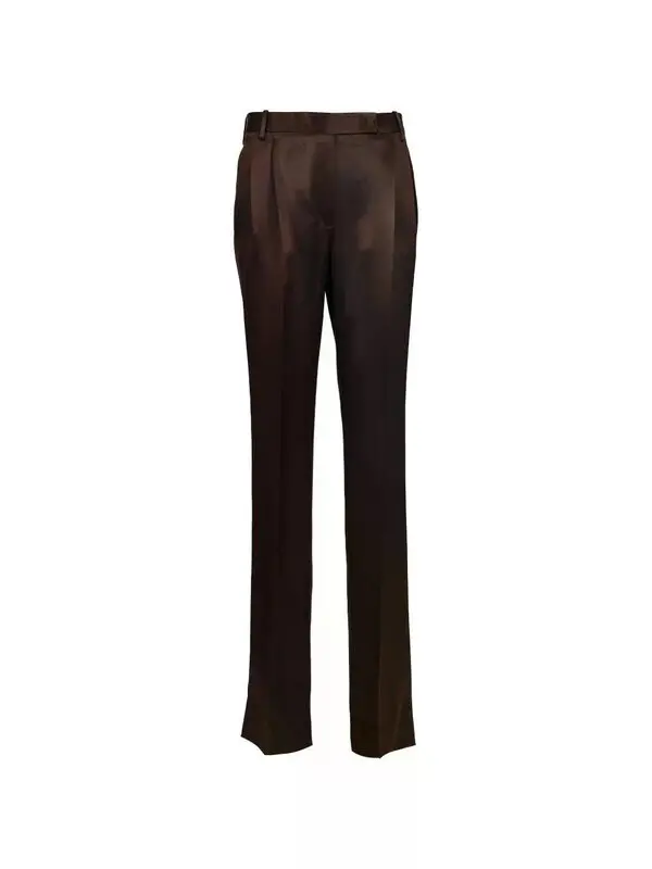 TOM FORD Pleated Trousers - Brown