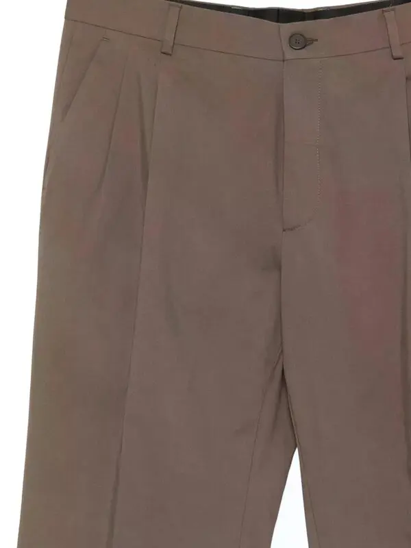MANUEL RITZ Pleated Straight-leg Trousers