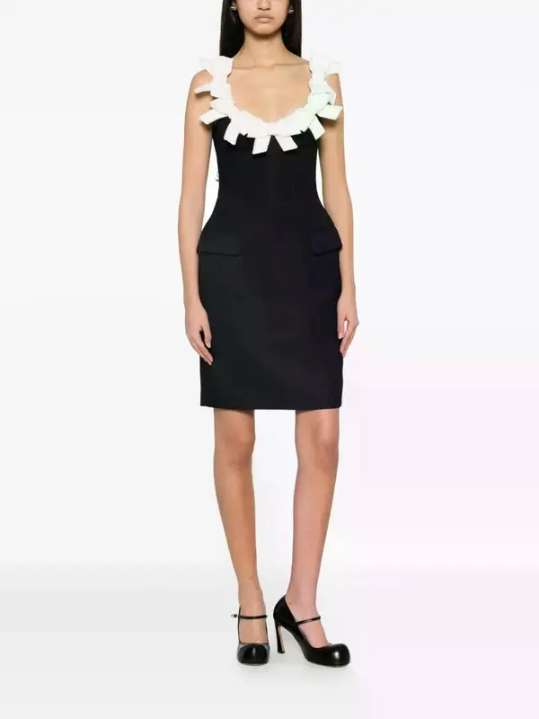 SHUSHU/TONG Bow-embellished Mini Dress